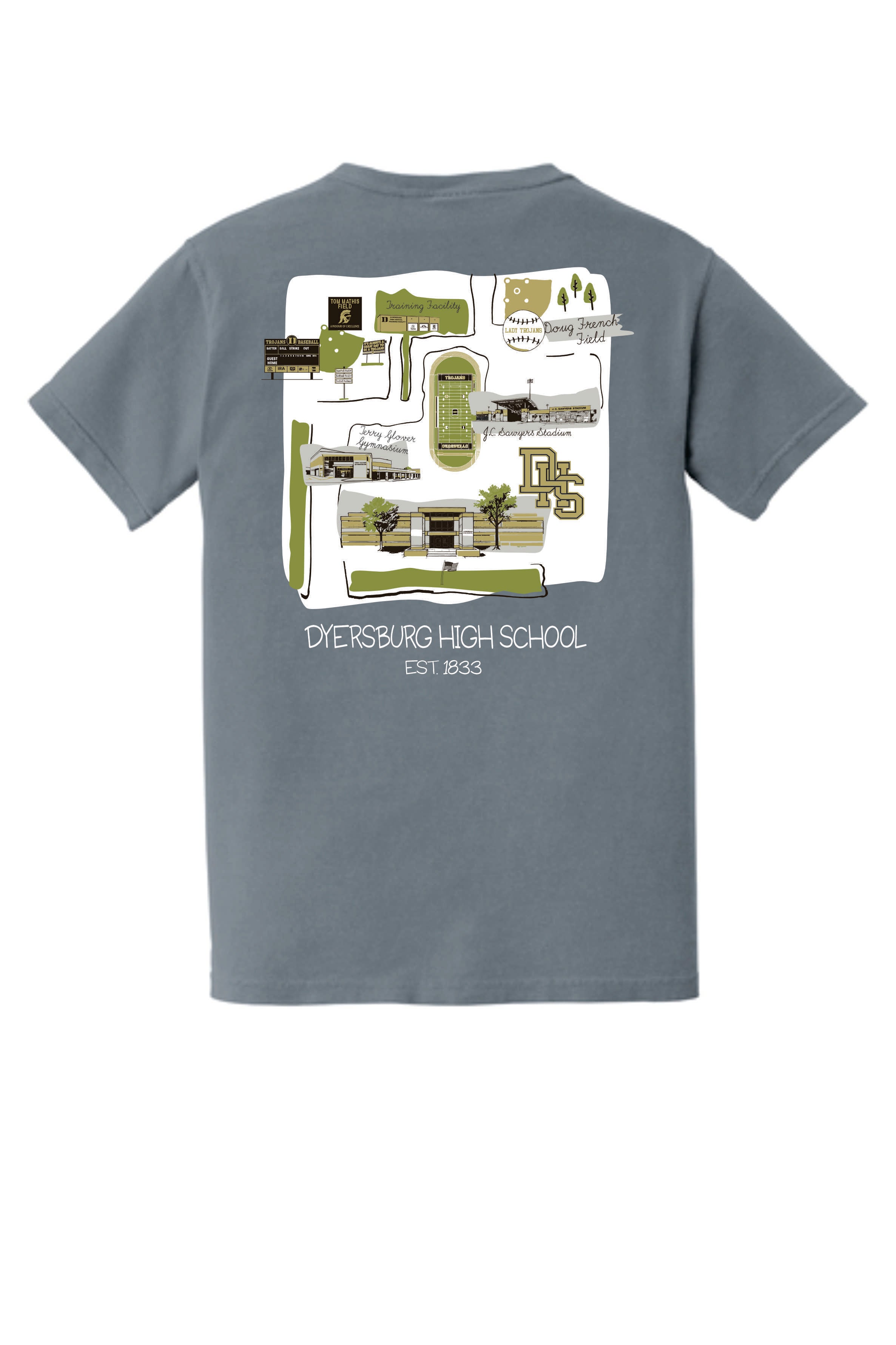 DHS Map Gray Comfort Color – Southern Point Designs